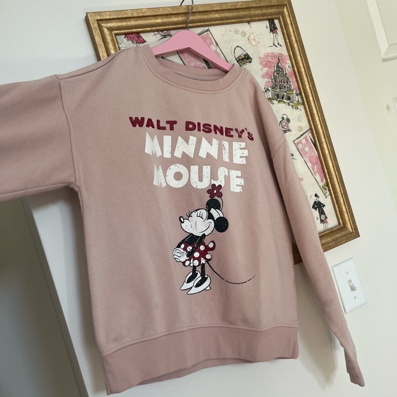 Disney | Sweaters | Disneys Minnie Mouse Pink Sweater | Poshmark